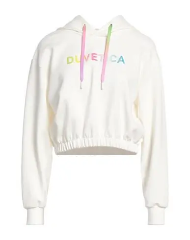 Duvetica Sweatshirt In Polyester, Cotton, And Polyurethane - White