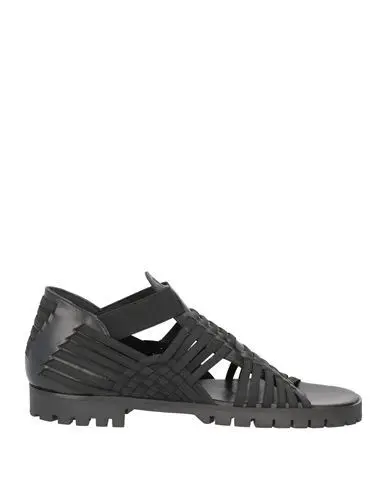 Kenzo Leather And Textile Fiber Sandals