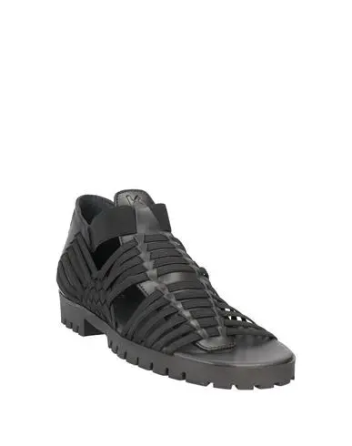 Kenzo Leather And Textile Fiber Sandals