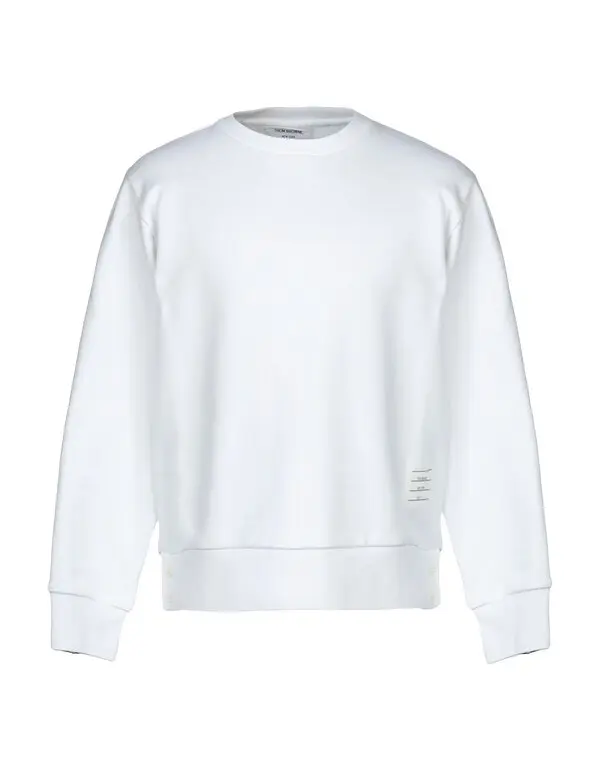Thom Browne Cotton Terry Sweatshirt - White