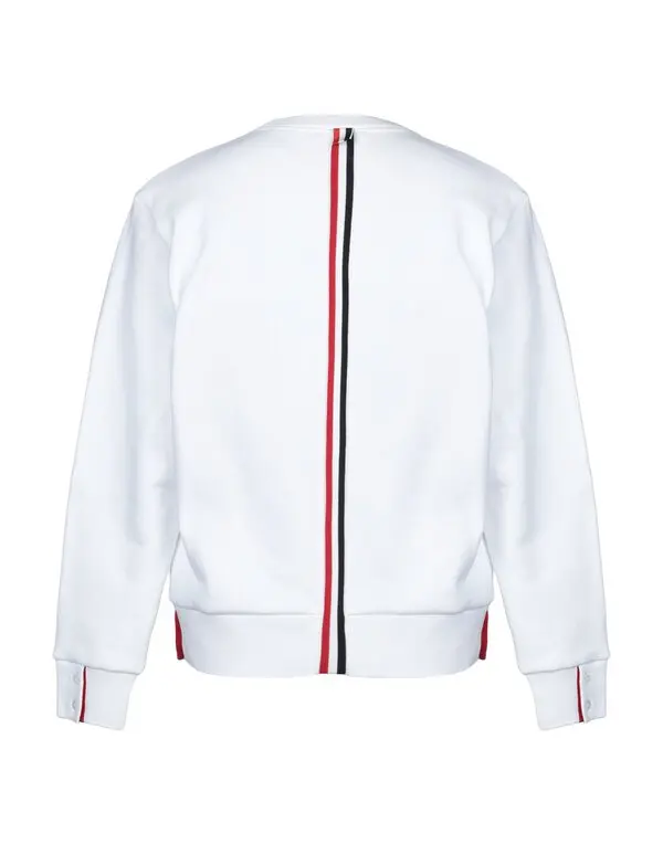 Thom Browne Cotton Terry Sweatshirt - White