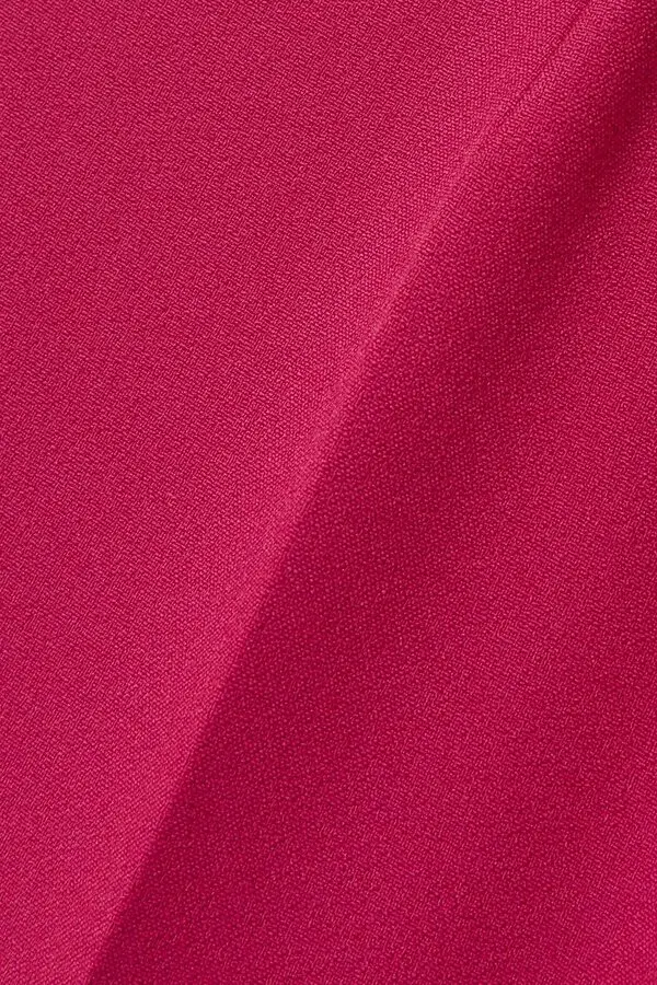 Safiyaa Alexa Flared Crepe Pants - Fuchsia