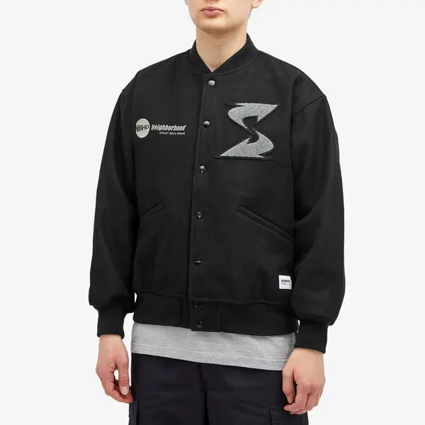 Neighborhood X Subware Stadium Jacket - Black | Editorialist