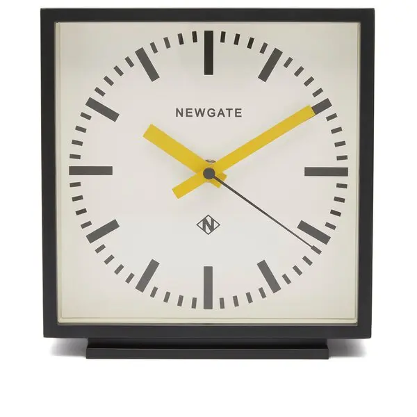 NEWGATE CLOCKS Railway Mantel Clock - Yellow