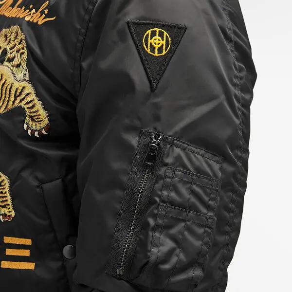 MAHARISHI Nekomata Tiger Ma1 Flight Jacket