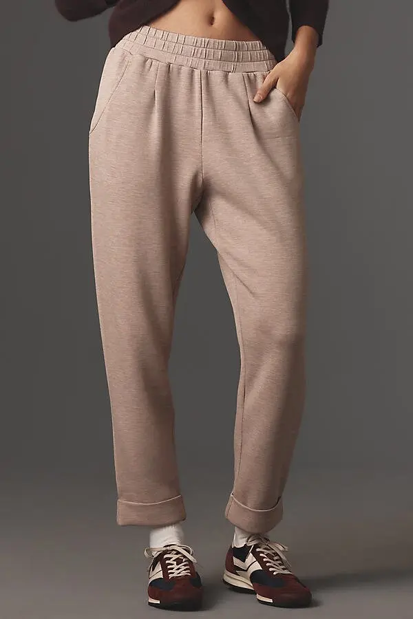 Varley Rolled Cuff Pant - Taupe Marl