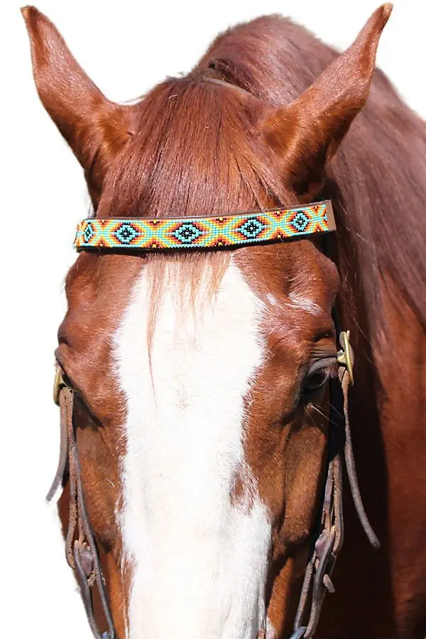 SAMBBOHO Beaded Horse Browband