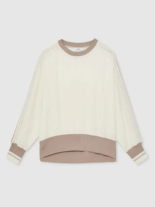 REISS Sienna Lyocell Woven Top