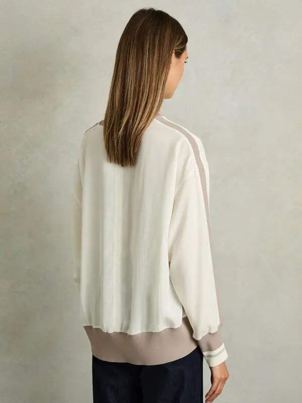 REISS Sienna Lyocell Woven Top