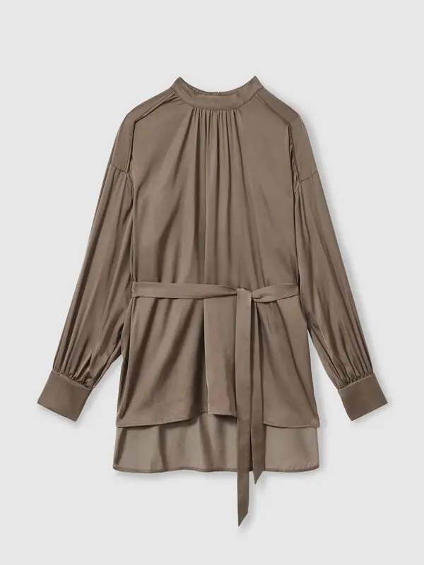 REISS Lina Woven Blouse