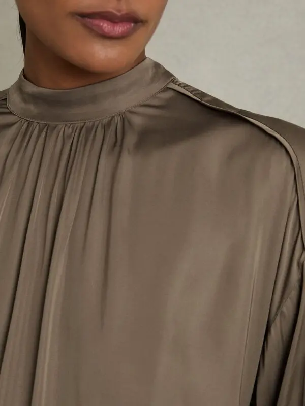 REISS Lina Woven Blouse
