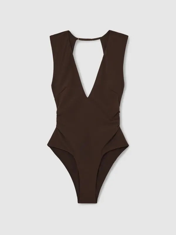 REISS Naomi Plunge One-piece Swimsuit
