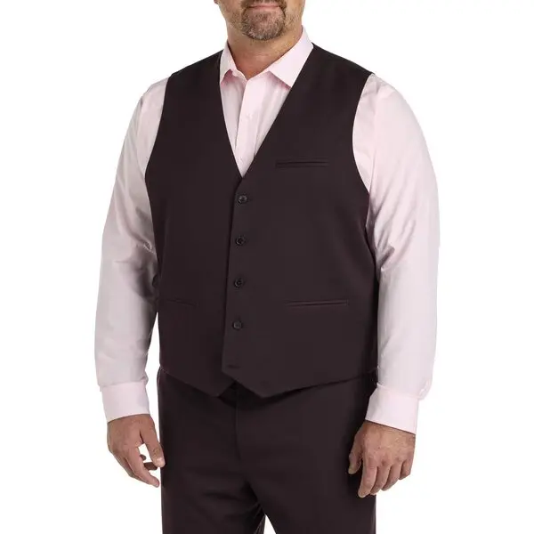 OAK HILL BY DXL Microstripe Vest