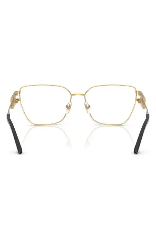 Versace 57mm Pillow Eyeglasses - Gold
