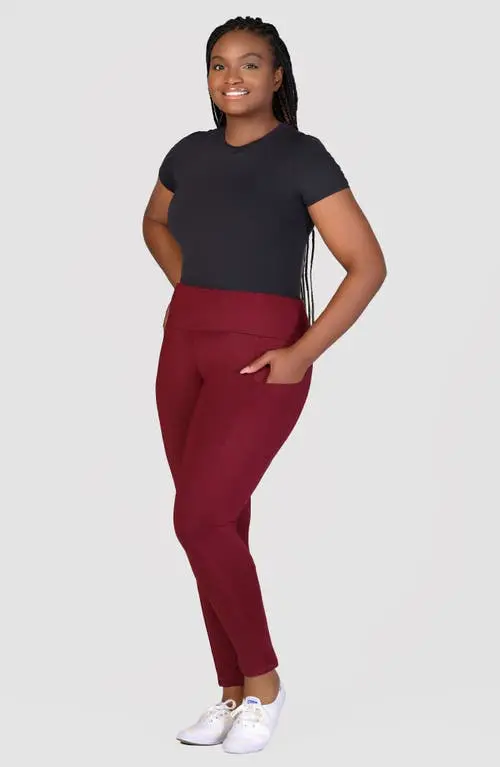24SEVEN COMFORT APPAREL Ankle Length Pocket Leggings