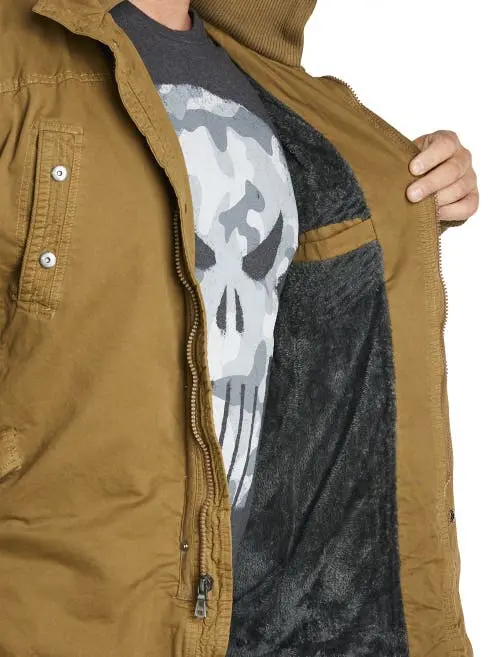 PX CLOTHING Big & Tall Patch & Welt Jacket - Rustic