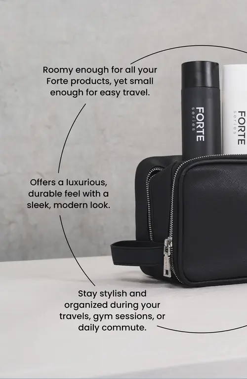 FORTE SERIES Santos Dopp Bag - Black
