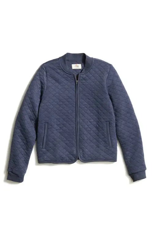 Marine Layer Corbet Quilted Bomber Jacket