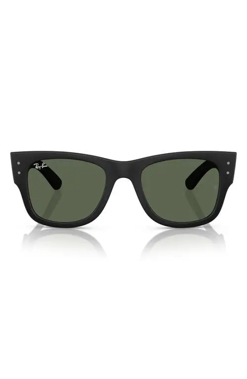 Ray-ban Mega Wayfarer Liteforce Square Sunglasses - Sand Black