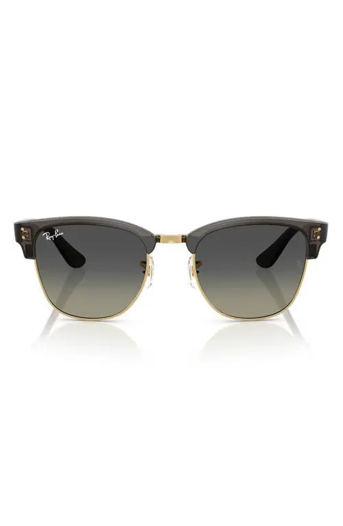 Ray-ban 54mm Square Sunglasses - Transparent Dark Grey
