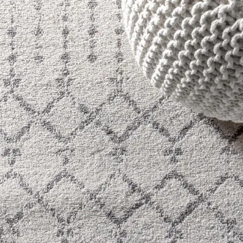 JONATHAN Y Moroccan Hype Boho Vintage Diamond Oval Area Rug