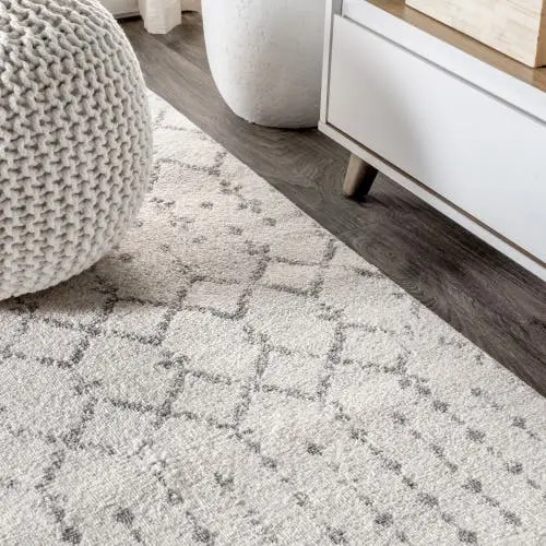 JONATHAN Y Moroccan Hype Boho Vintage Diamond Oval Area Rug