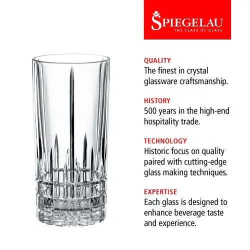 SPIEGELAU Perfect Longdrink Glass Set Of 4