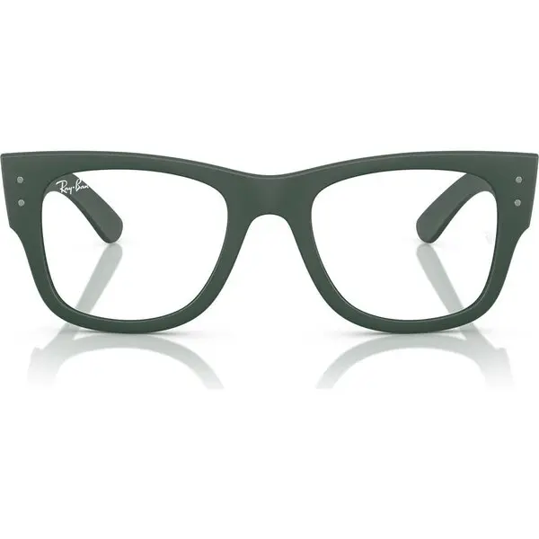 Ray-ban Mega Wayfarer Liteforce Rectangular Eyeglasses - Green