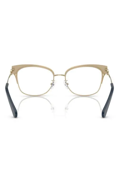 Tory Burch 52mm Cat Eye Optical Glasses - Navy