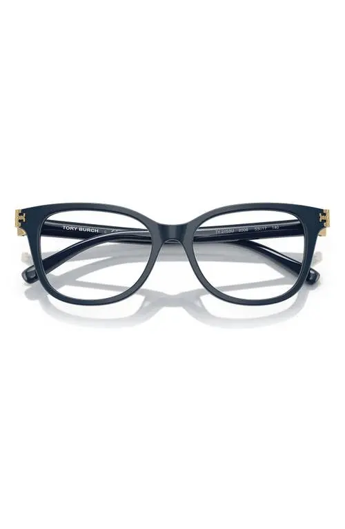 Tory Burch 51mm Square Eyeglasses - Navy
