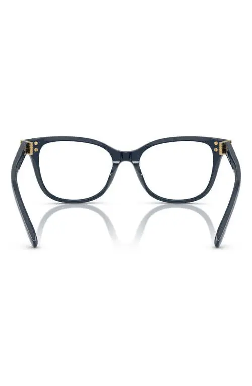 Tory Burch 51mm Square Eyeglasses - Navy