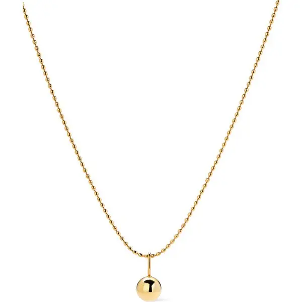 ANA LUISA Sphere Charm Pendant Necklace - Gold