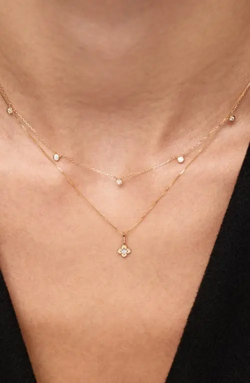 ANA LUISA Solid Flower Charm Necklace