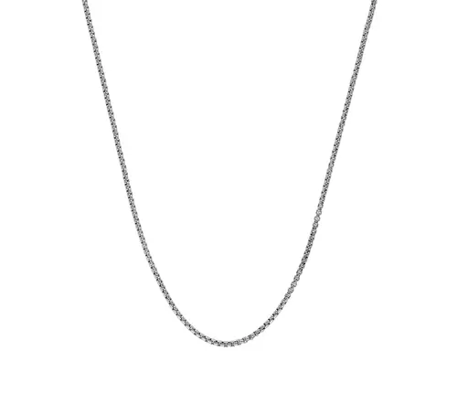 DONATELLO GIAN Sterling Round Box Necklace - Silver