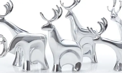 NAMBE 10-piece Miniature Reindeer Set