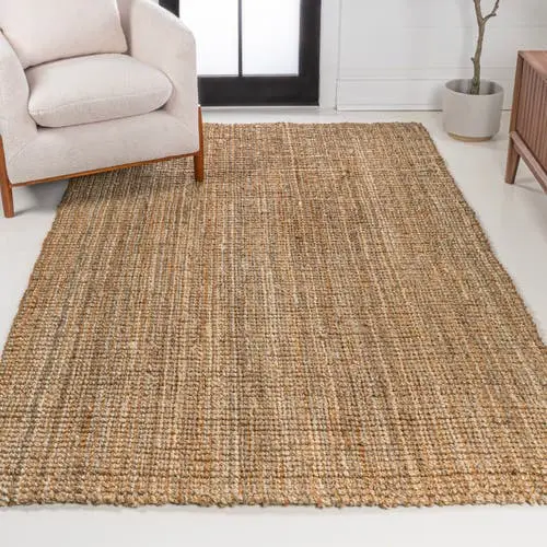 JONATHAN Y Biot Traditional Rustic Handwoven Jute Solid Area Rug