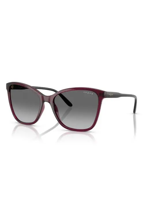 VOGUE 56mm Butterfly Sunglasses