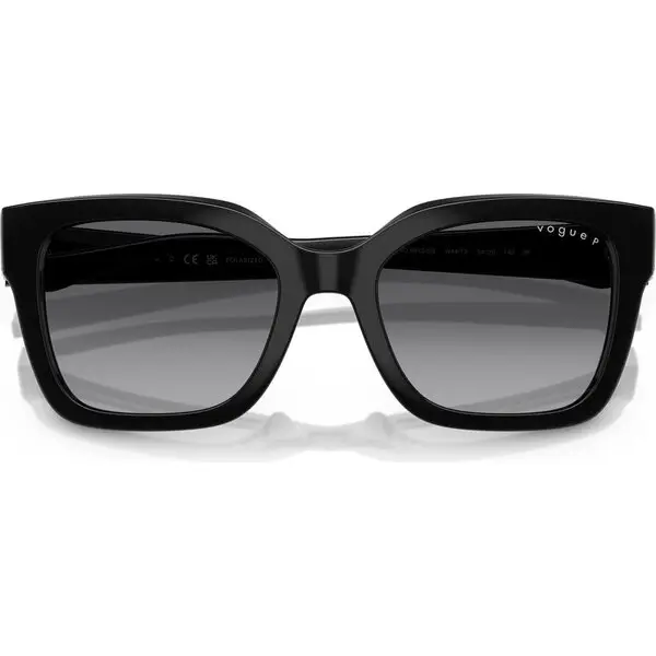 VOGUE 54mm Polarized Square Sunglasses - Black Polarized