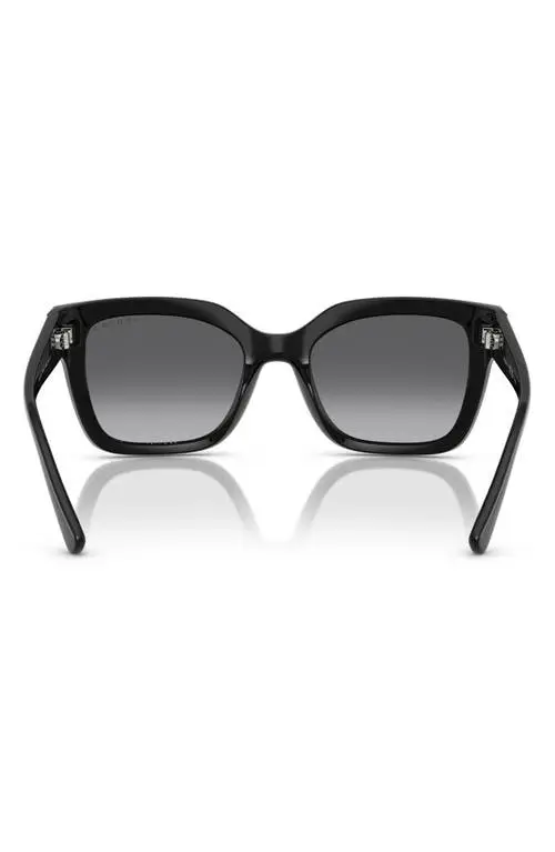 VOGUE 54mm Polarized Square Sunglasses - Black Polarized