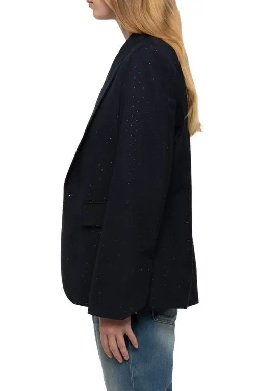 Zadig&Voltaire Valse Diamanté Crepe Blazer - Encre