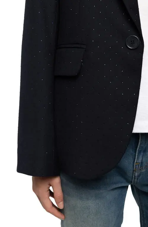 Zadig&Voltaire Valse Diamanté Crepe Blazer - Encre