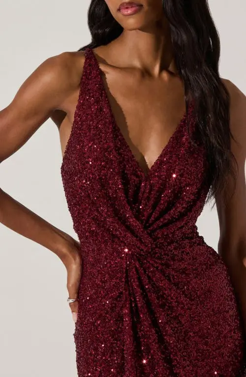 Astr The Label Sequin Mini Dress