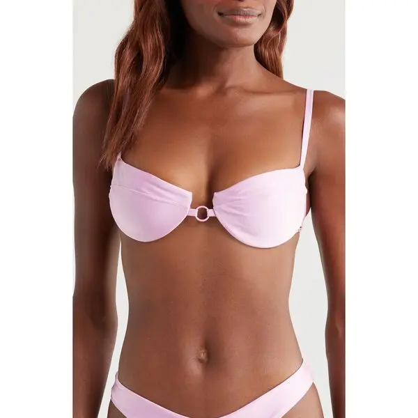 BOAMAR Nezia Underwire Bikini Top - Rose