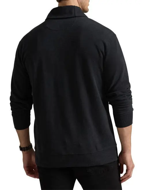 Polo Ralph Lauren Luxury Jersey Shawl-collar Pullover - Black