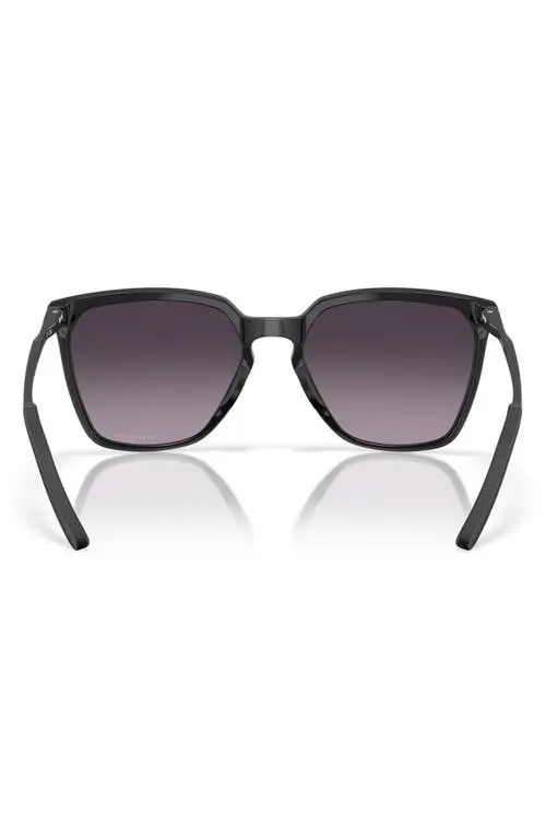 Oakley Sielo 57mm Gradient Prizm™ Square Sunglasses - Black/grey Gradient