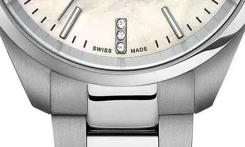 TISSOT Pr 100 Quartz Bracelet Watch - White Mother Of Pearl