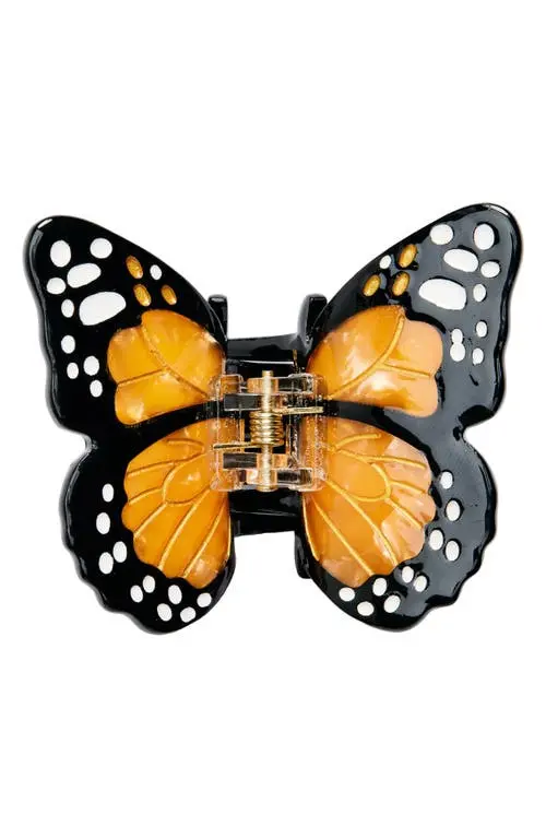 SOLAR ECLIPSE Mini Monarch Hair Claw Clip - Orange