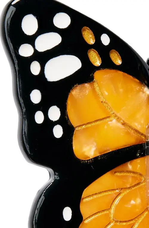 SOLAR ECLIPSE Mini Monarch Hair Claw Clip - Orange