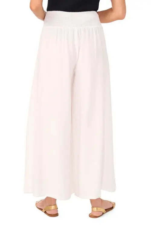 Vince Camuto Smocked Waist Wide Leg Pants