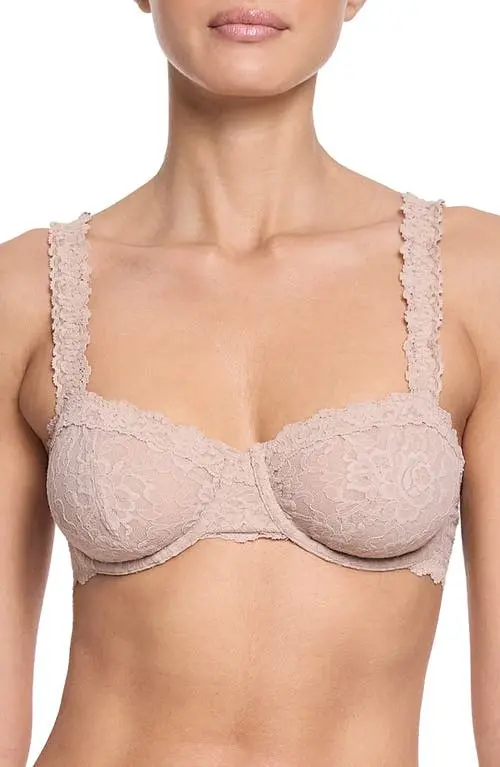 Hanky Panky Signature Lace Underwire Balconette Bra - Chai